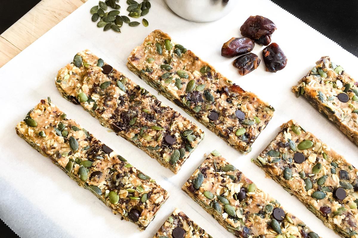 Barres tendres en 6 ingrédients et sans cuisson – PLANbouffe